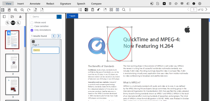 Document Annotation Tool | eViewer HTML5 | MS Technology