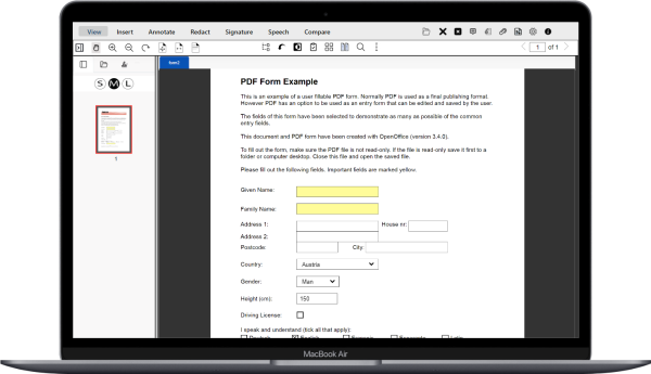PDF Form Filler | MS Technology